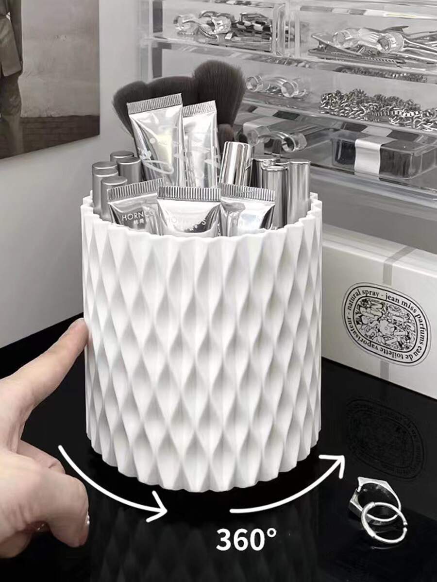 1pc Pen Holder Desk Organizer Box For Stationery, Cosmetics, Brush ...