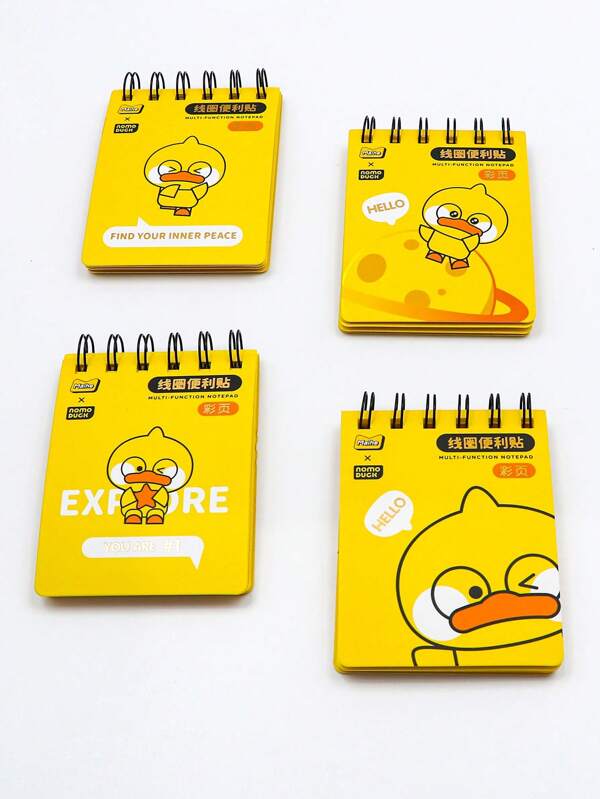 1pc Cartoon Duck Pattern Sticky Note, Cute Multi-purpose Easy To Post ...