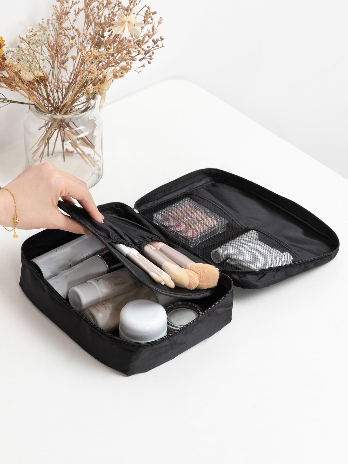 1pc Cosmetic Organizer Bag, Toiletry Bag, Travel Storage Bag | SHEIN USA