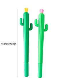 4pcs Cactus Shaped Random Ballpoint Pen | SHEIN USA