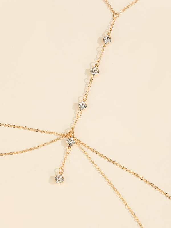 Rhinestone Decor Body Chain | SHEIN USA