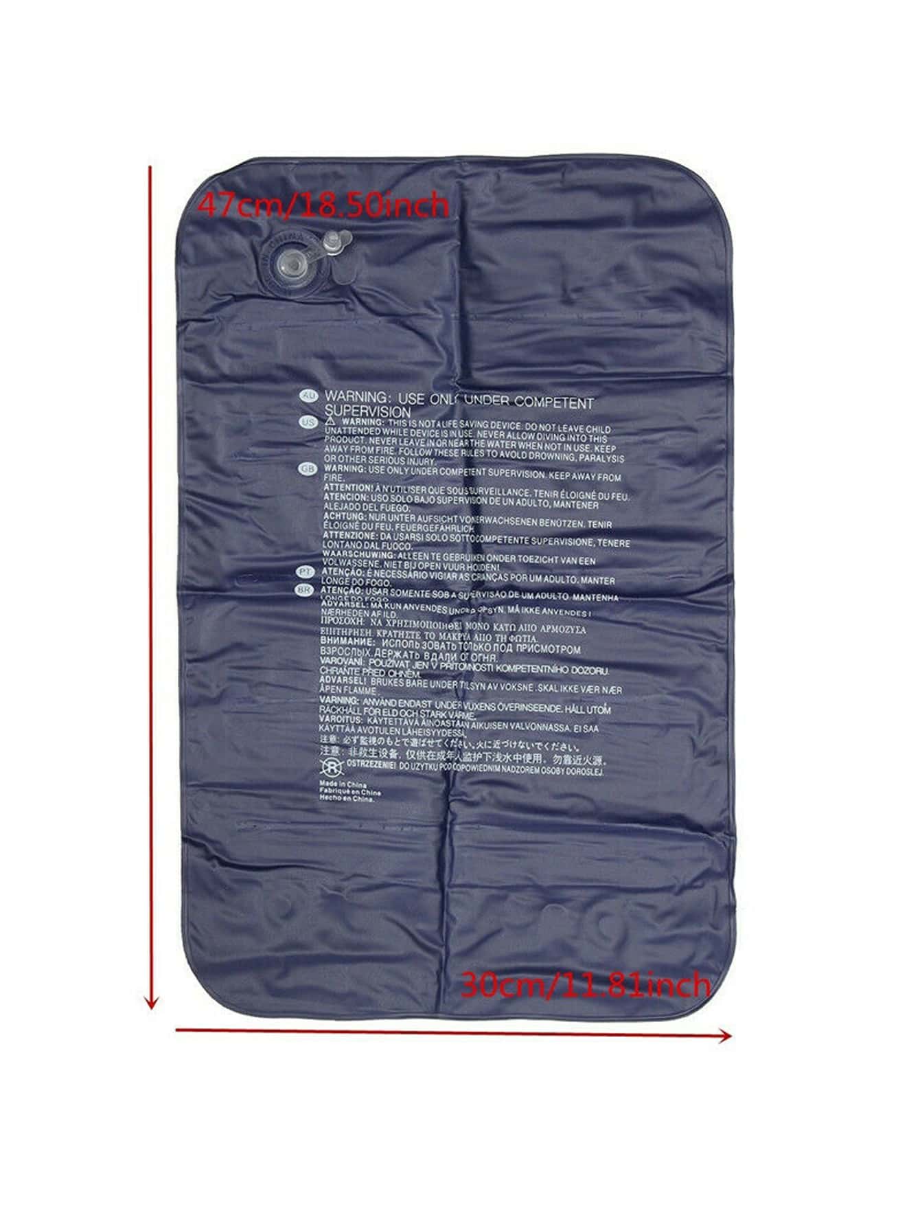 1pc 47 X 30 Centimeter Inflatable Square Two Tone Polyamide Camping ...