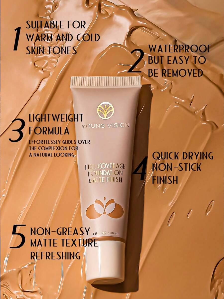 Full Coverage Matte Foundation 03 | SHEIN USA