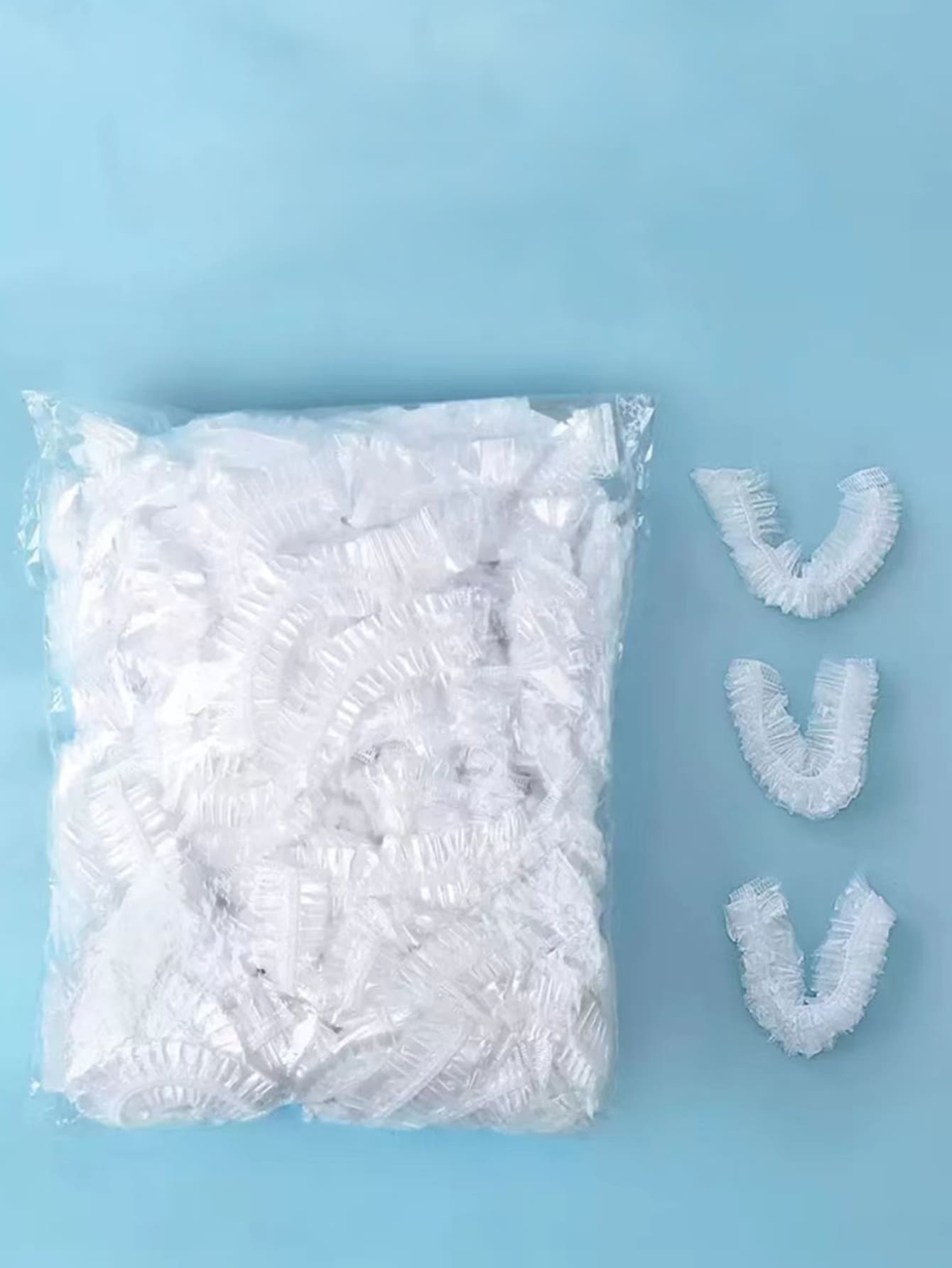 50pcs Clear Shower Cap | SHEIN USA