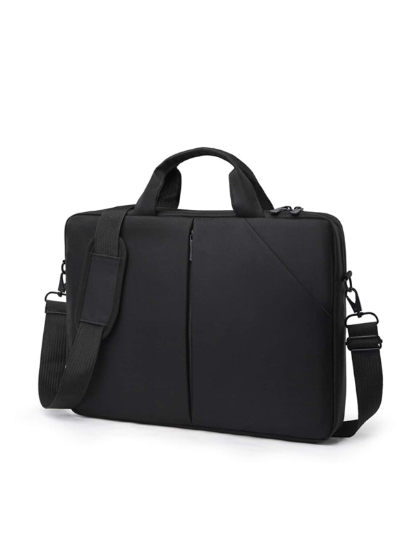 Minimalist Laptop Bag Double Handle Black Design Computer Bags For ...