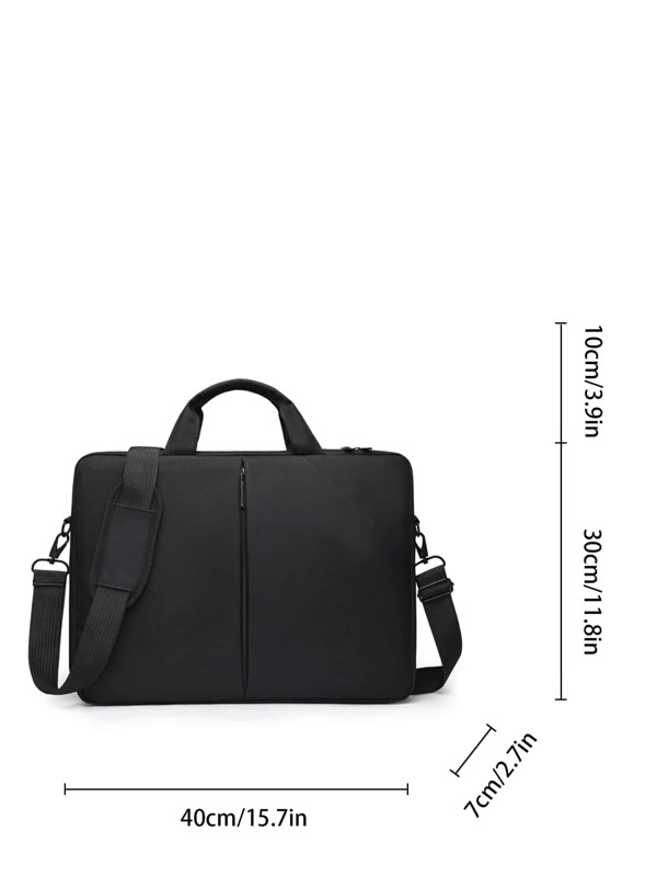 Minimalist Laptop Bag Double Handle Black Design Computer Bags For ...