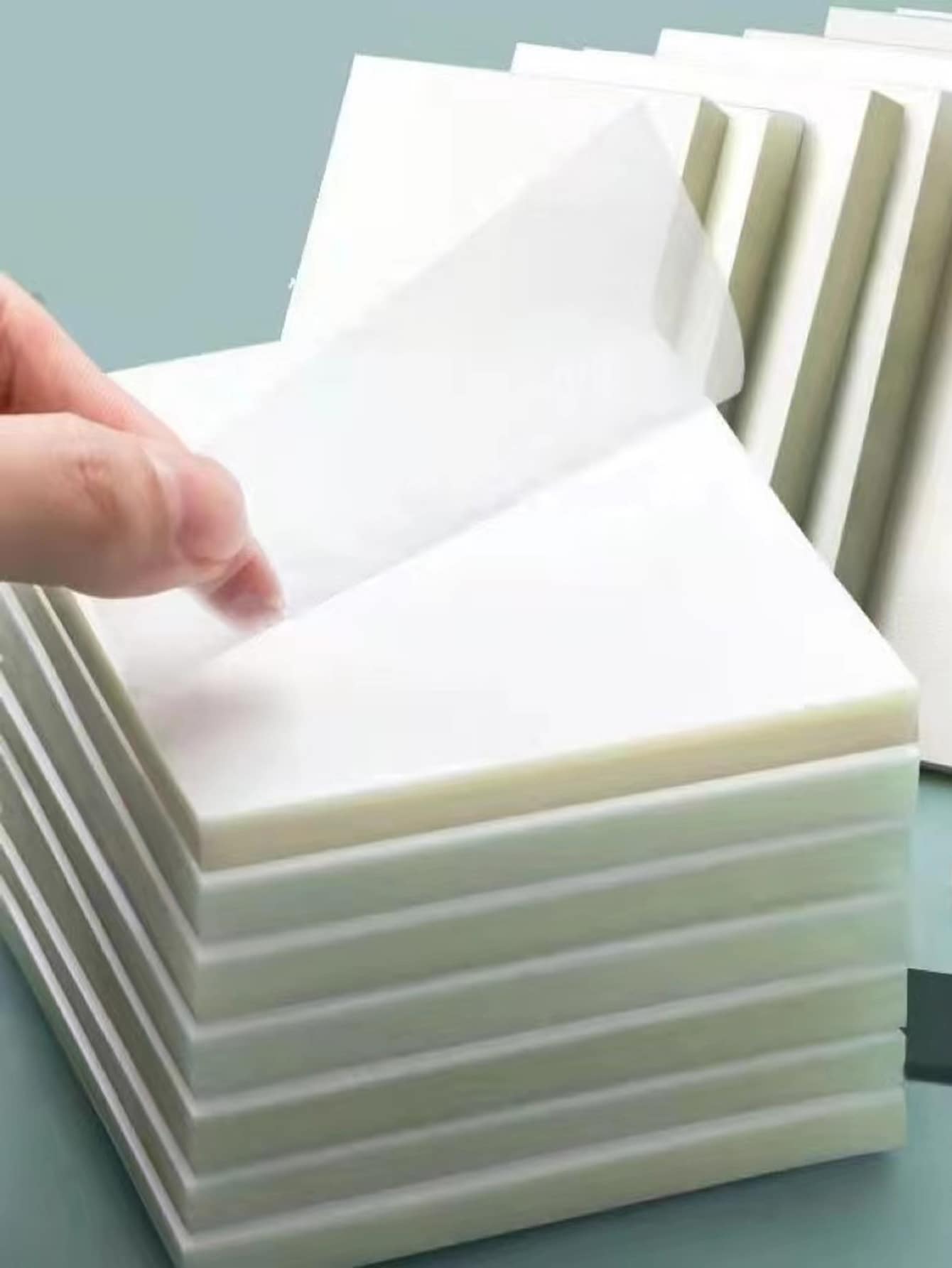 1pc Solid Color Sticky Note, Simple Multi-purpose Easy To Post Sticky ...