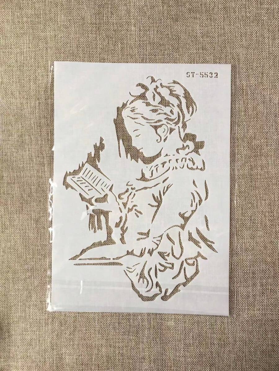 1pc Figure Hollow Rectangle Drawing Stencil, Creative Multi-purpose ...