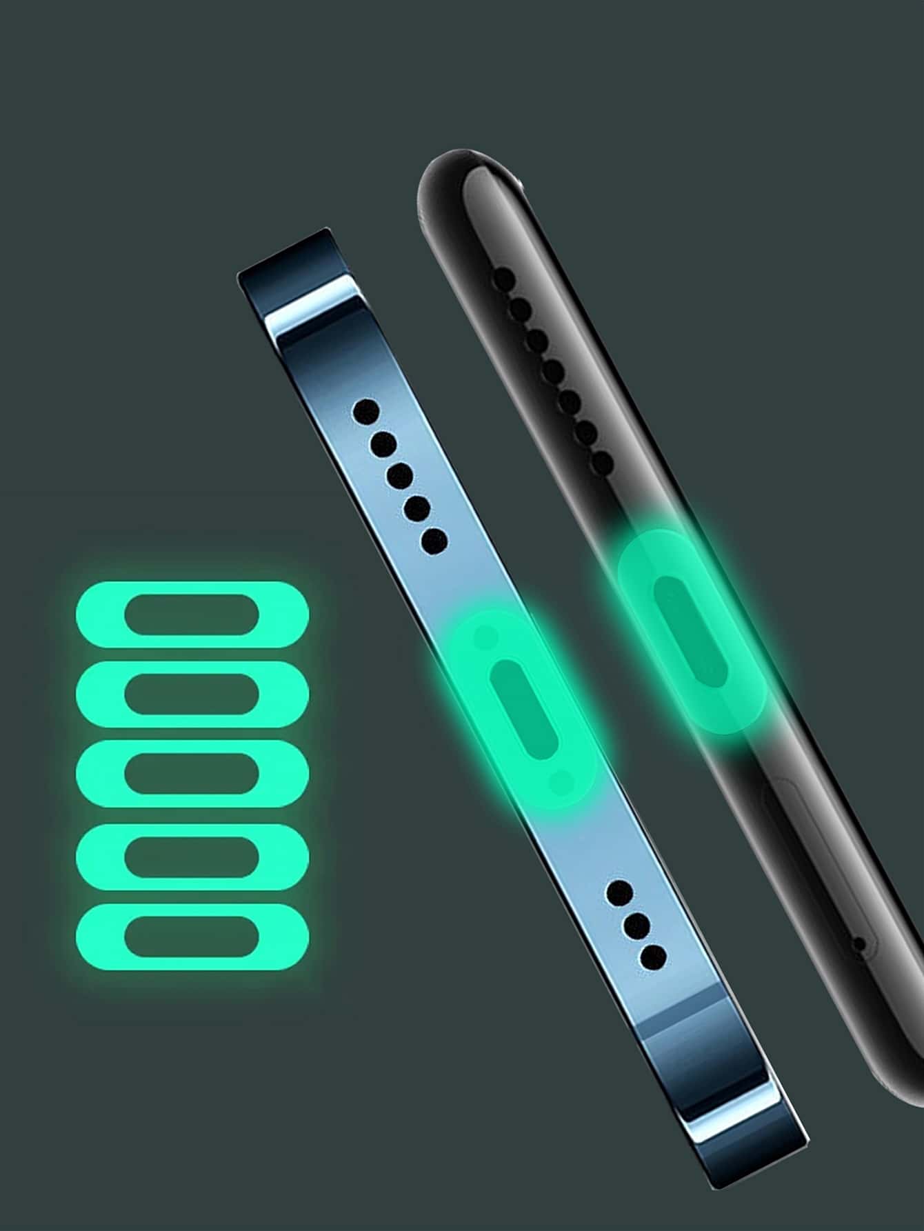 5pcs Luminous Phone Charging Port Sticker | SHEIN USA