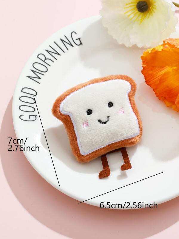1pc Toast Shaped Brooch, Cartoon Garment Decoration For DIY | SHEIN USA