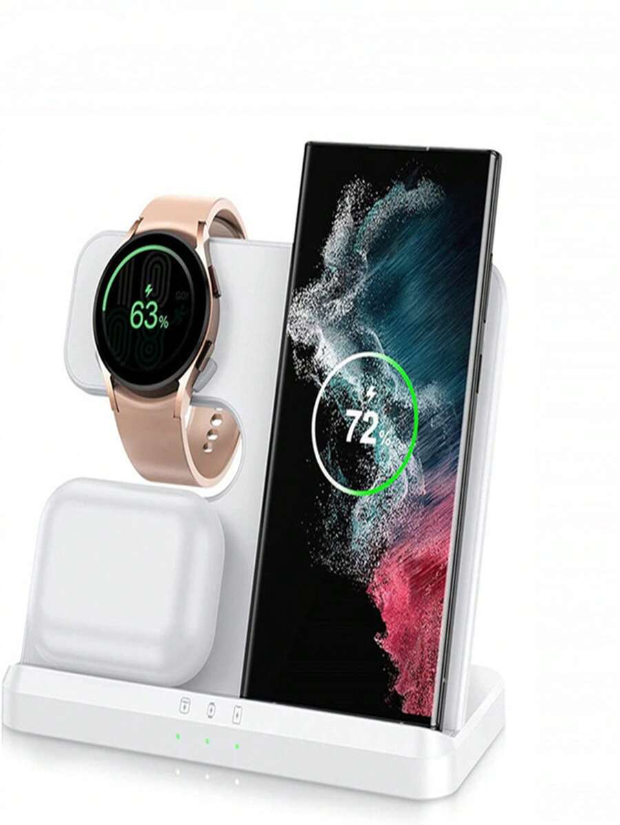 1pc 3 In 1 Wireless Charger | SHEIN USA