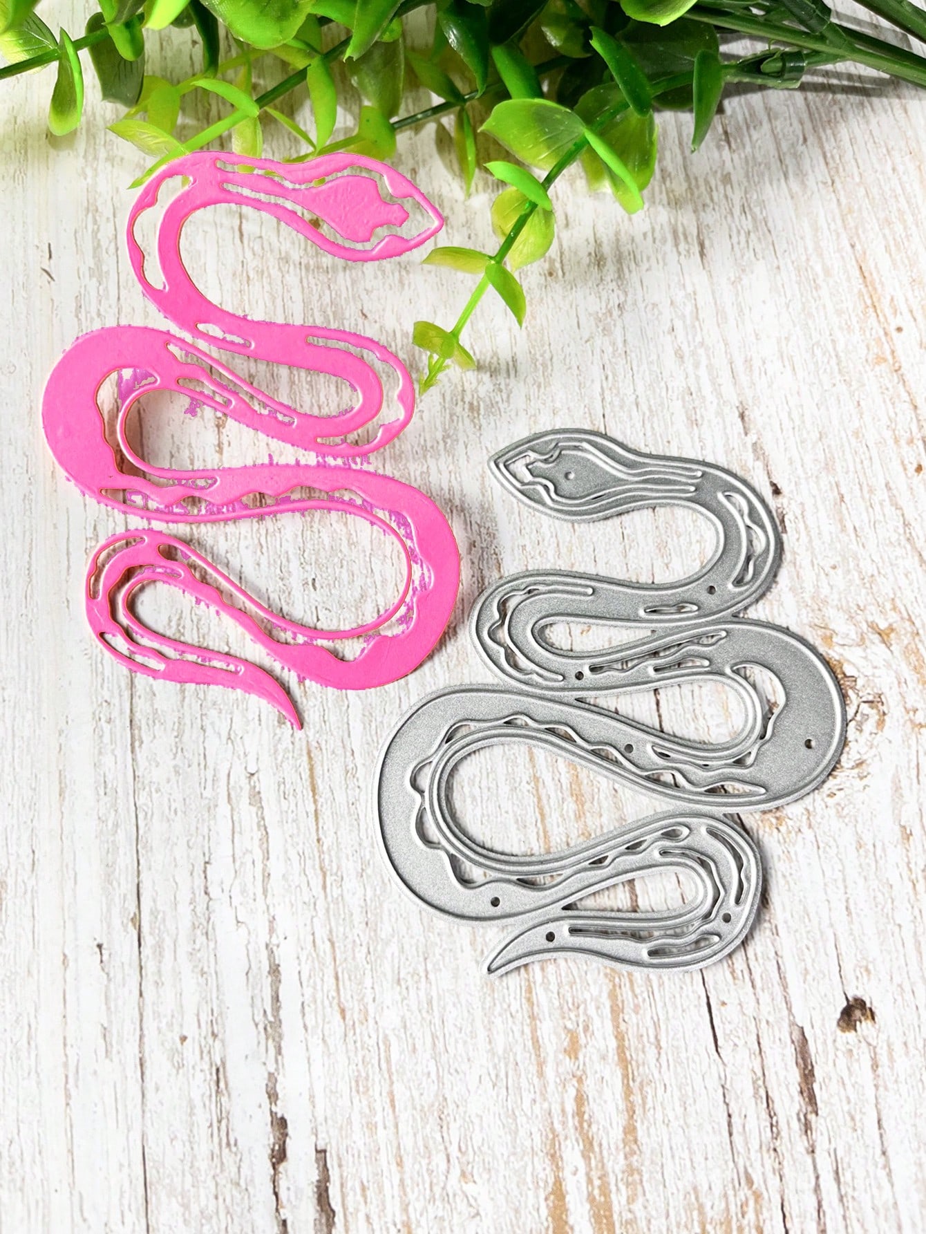 1pc Carbon Steel Cutting Die, Creative Snake Design Cutting Die For ...