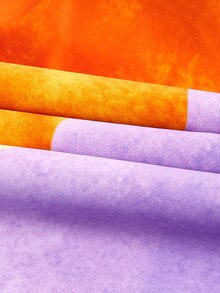 SHEIN Swim Vcay Plus Color Block One Shoulder One Piece Swimsuit ...