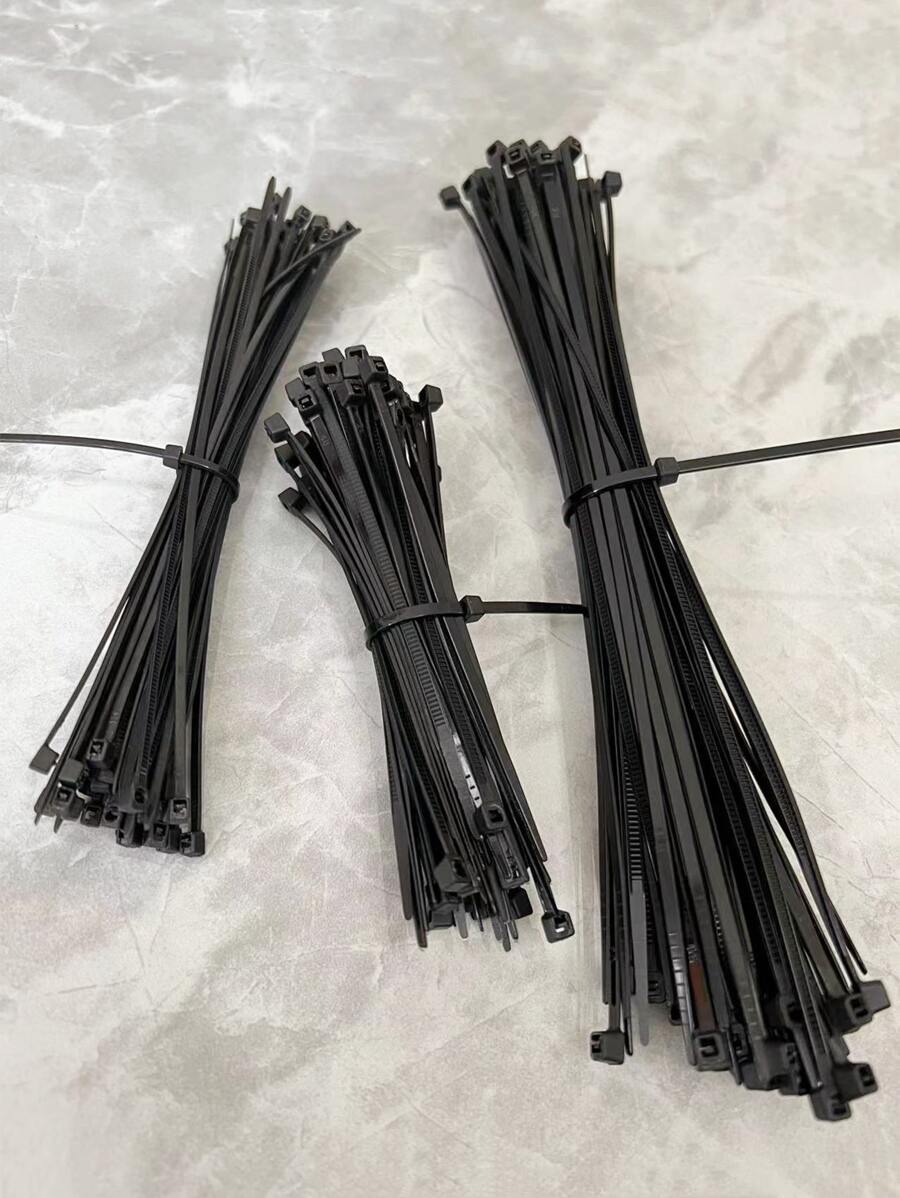 100pcs/set Self-locking Cable Ties Nylon Cable Tie Plastic Cable Ties ...