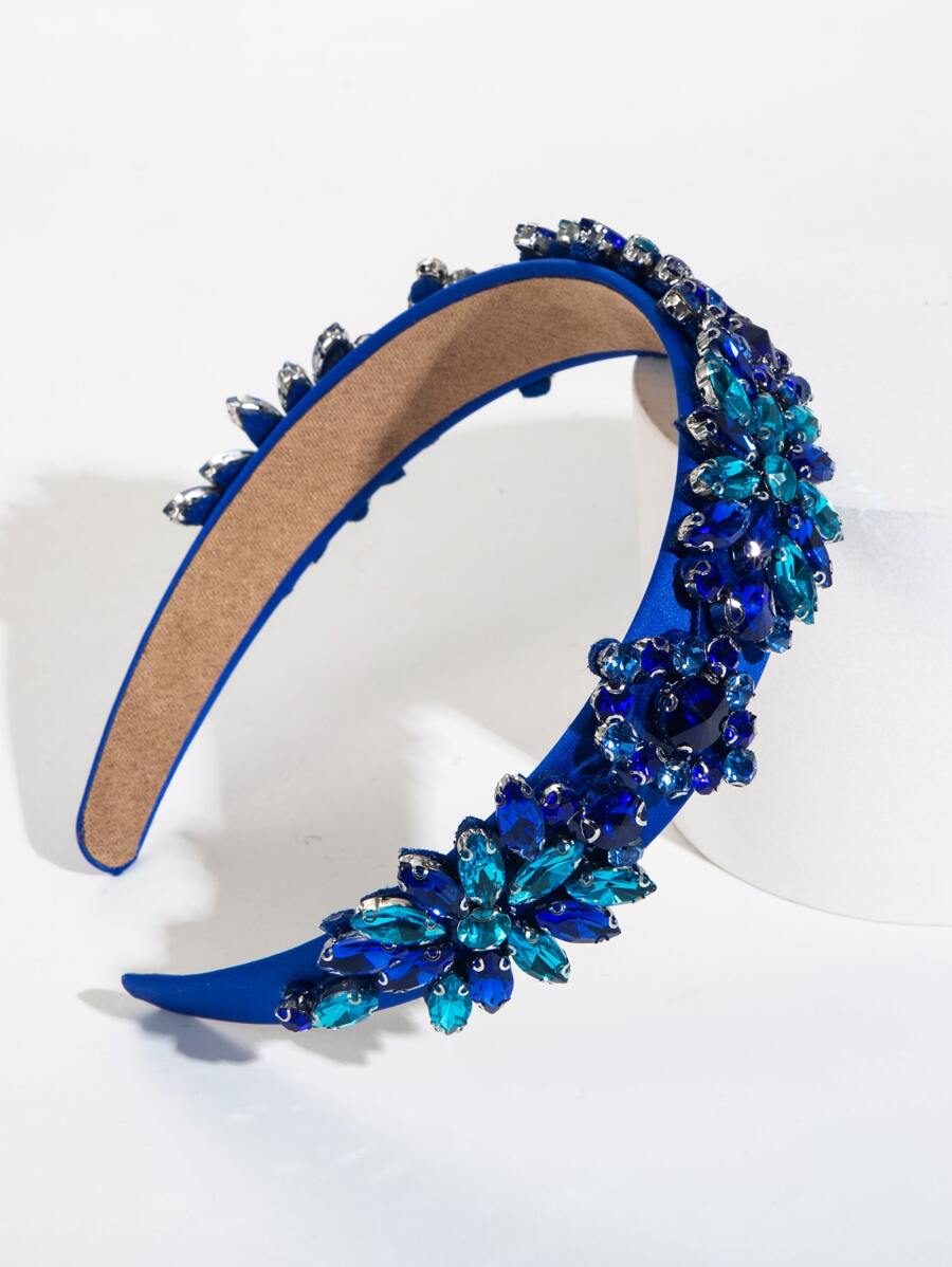 1pc Women Cubic Zirconia Decor Gorgeous Headband Royal Tiaras | SHEIN USA