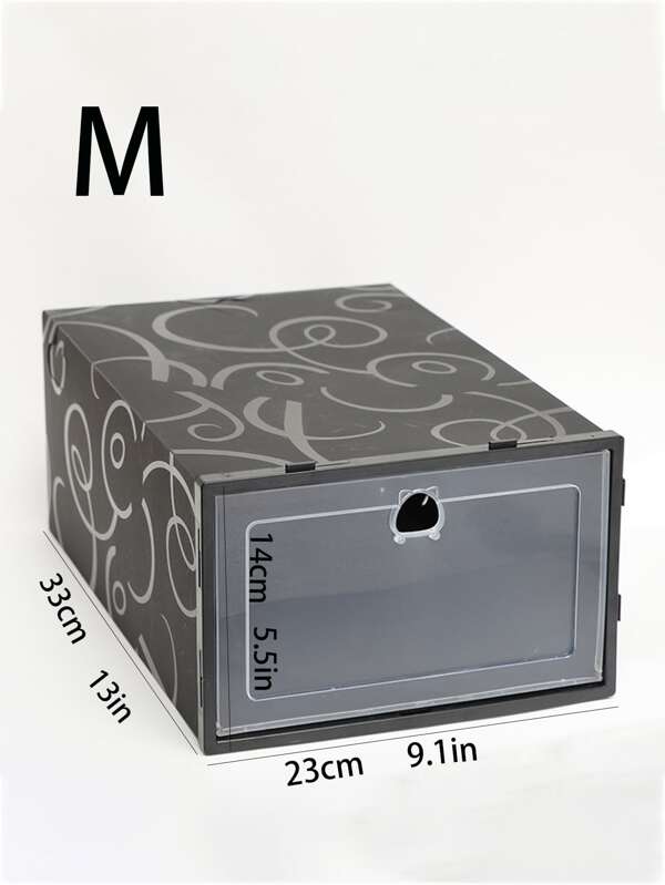 1 pièce PP Chaussure Boîte , Minimaliste Unicolore Boîte De Rangement ...