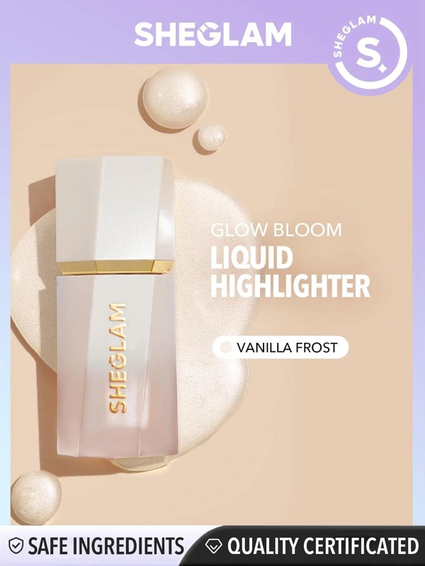 SHEGLAM Glow Bloom Iluminador líquido-Vanilla Frost | Mode de Mujer ...
