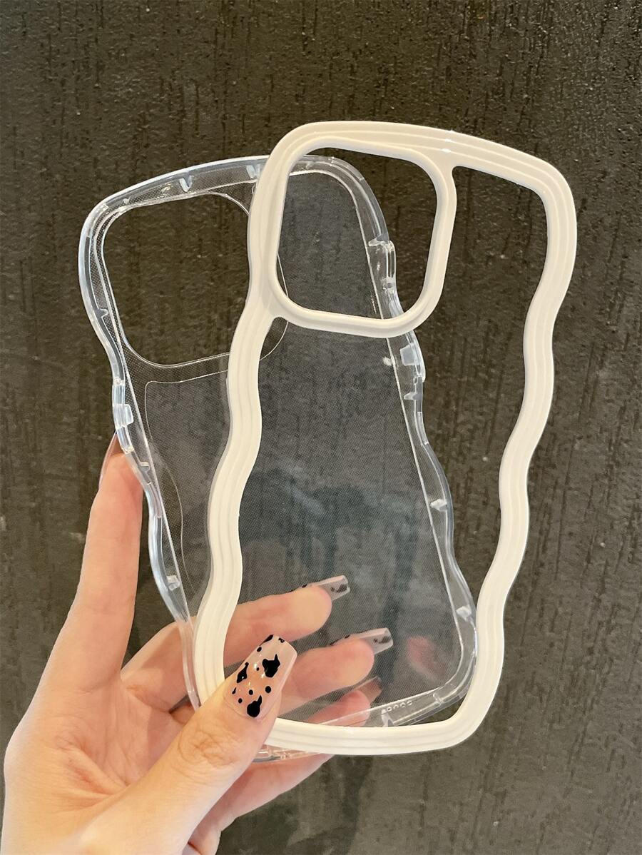 Apple Novelty Wavy Phone Case 2-In-1 Transparent & Shockproof ...