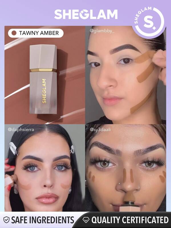 SHEGLAM Sun Sculpt Liquid Contour-Tawny Amber Gel Cream Contour Non ...