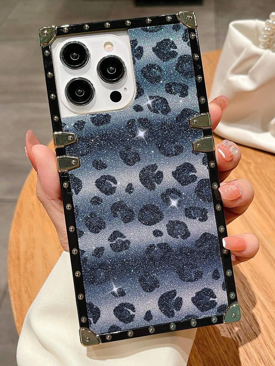Plating Leopard Phone Case | SHEIN USA