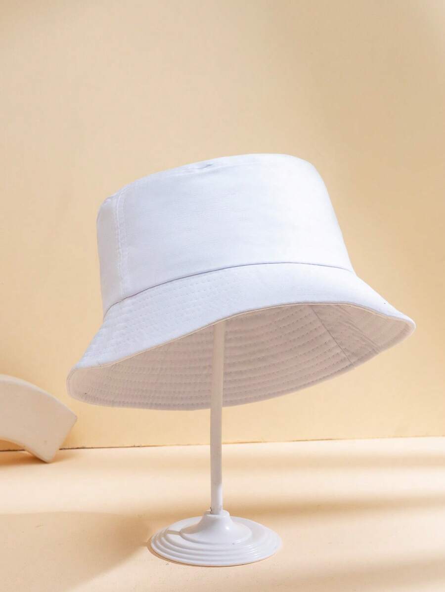 1pc Women Solid Minimalist Bucket Hat For Daily Life | SHEIN USA