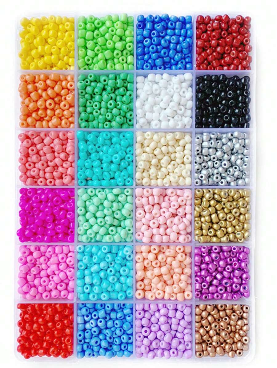 1box Random Color Bead DIY Jewelry Accessory | SHEIN USA