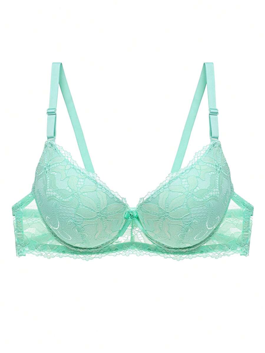 Floral Lace Underwire Bra | SHEIN USA