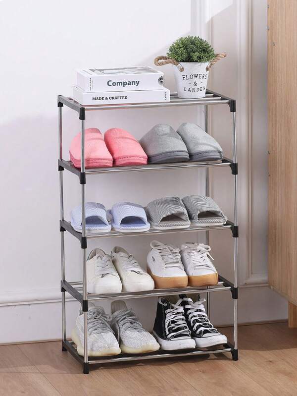 1pc Stainless Steel Shoe Storage Rack, Minimalist Multi-layer Shoes ...