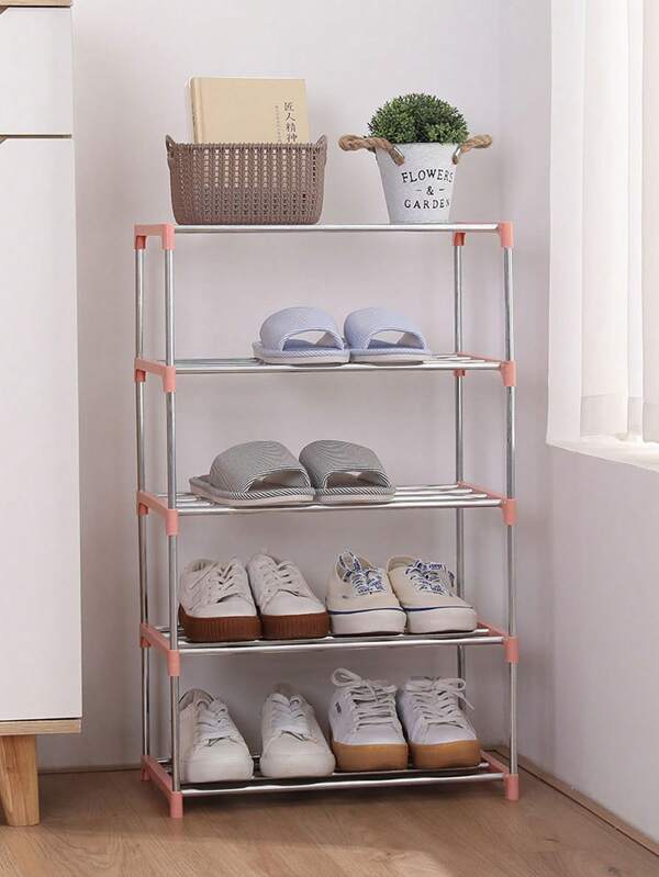 1pc Stainless Steel Shoe Storage Rack, Minimalist Multi-layer Shoes ...