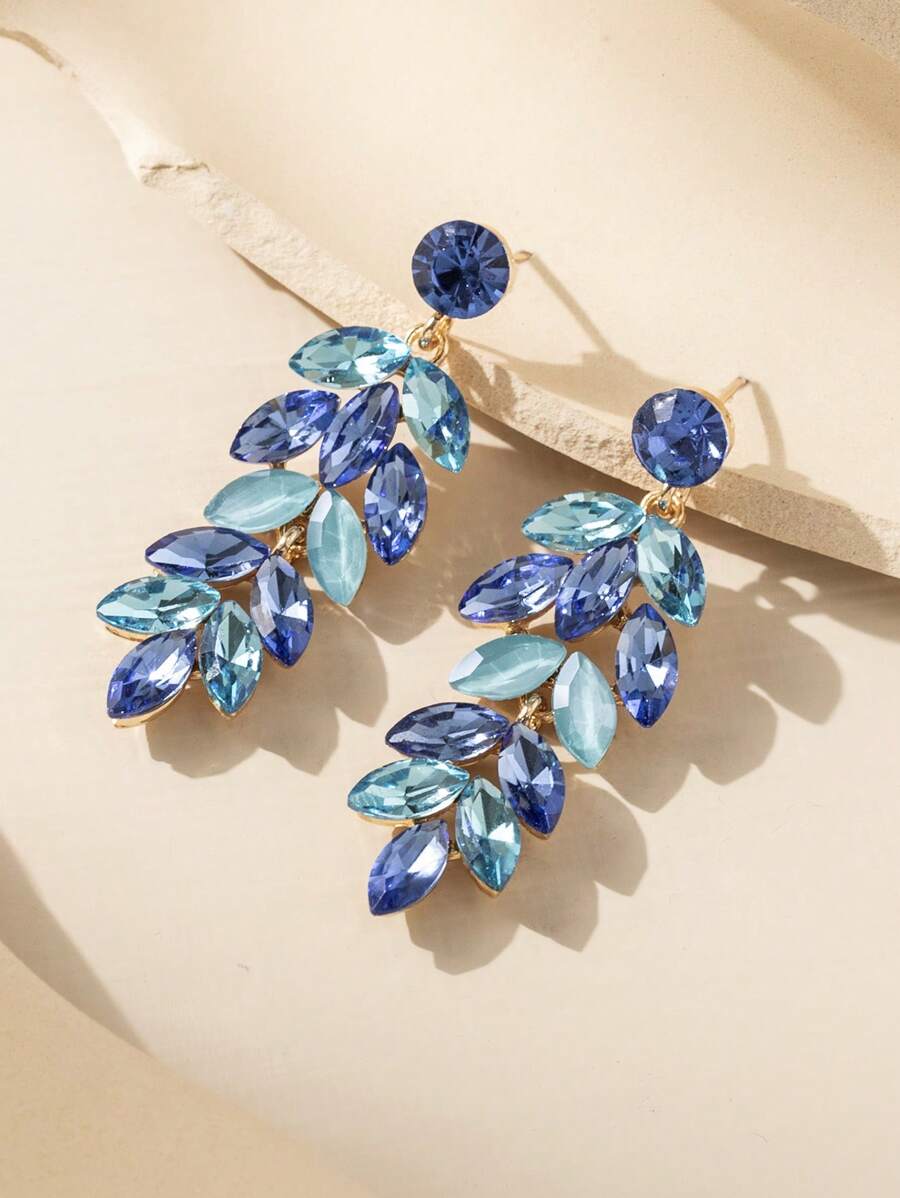 Rhinestone Decor Ears Of Wheat Drop Earring | SHEIN USA