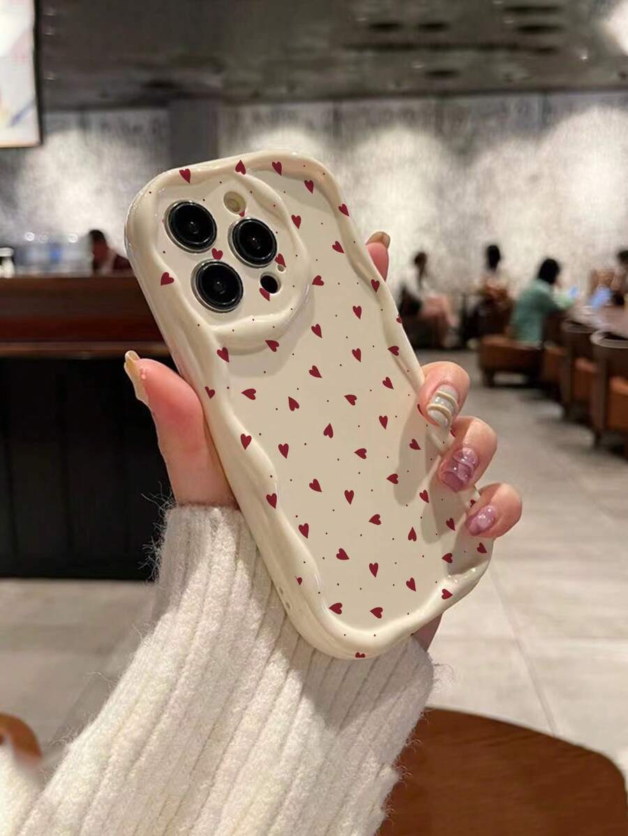 1pc TPU Cream Anti-Drop Phone Case For IPhone 11, 12, 13, 14, 12 Pro ...