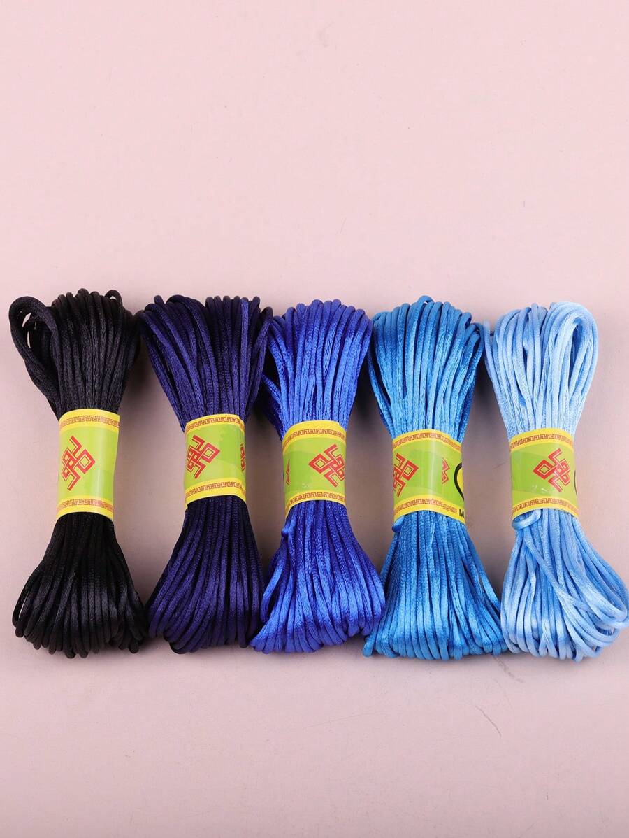 5 Bundles (10m/bundle) Colorful Handmade Braided Rope Used For Diy ...