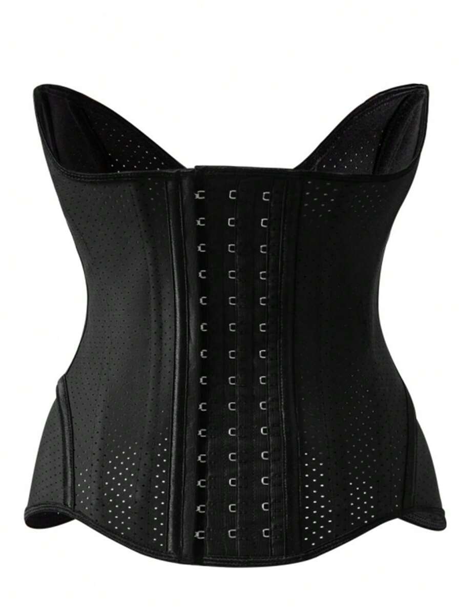 Sports Outdoor 1pc Breathable Black Rubber Corset Shapewear Waist ...