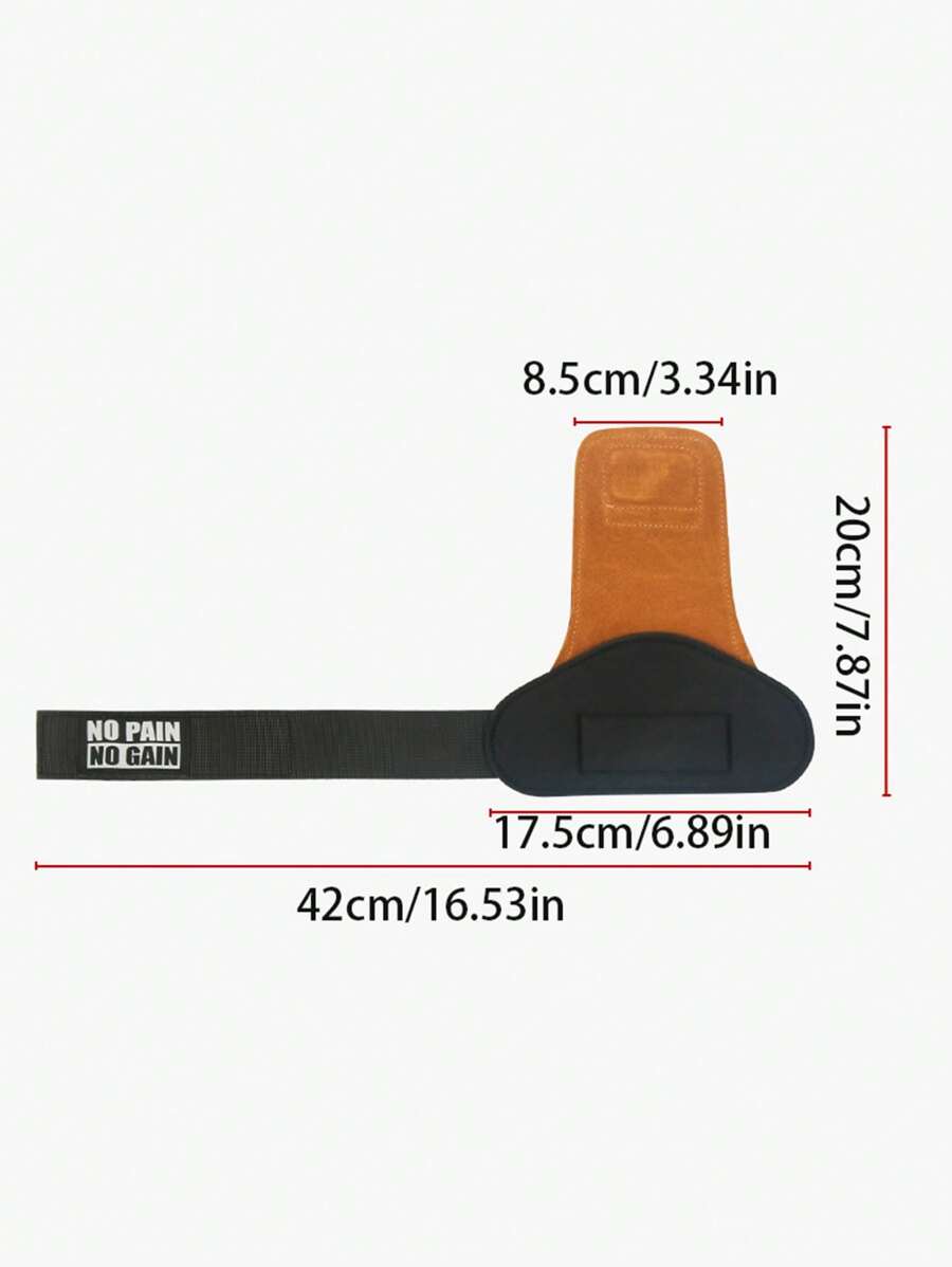 1 Pair Leather Protective Palm Guard - Ideal For Gymnastics, Pull-Ups ...