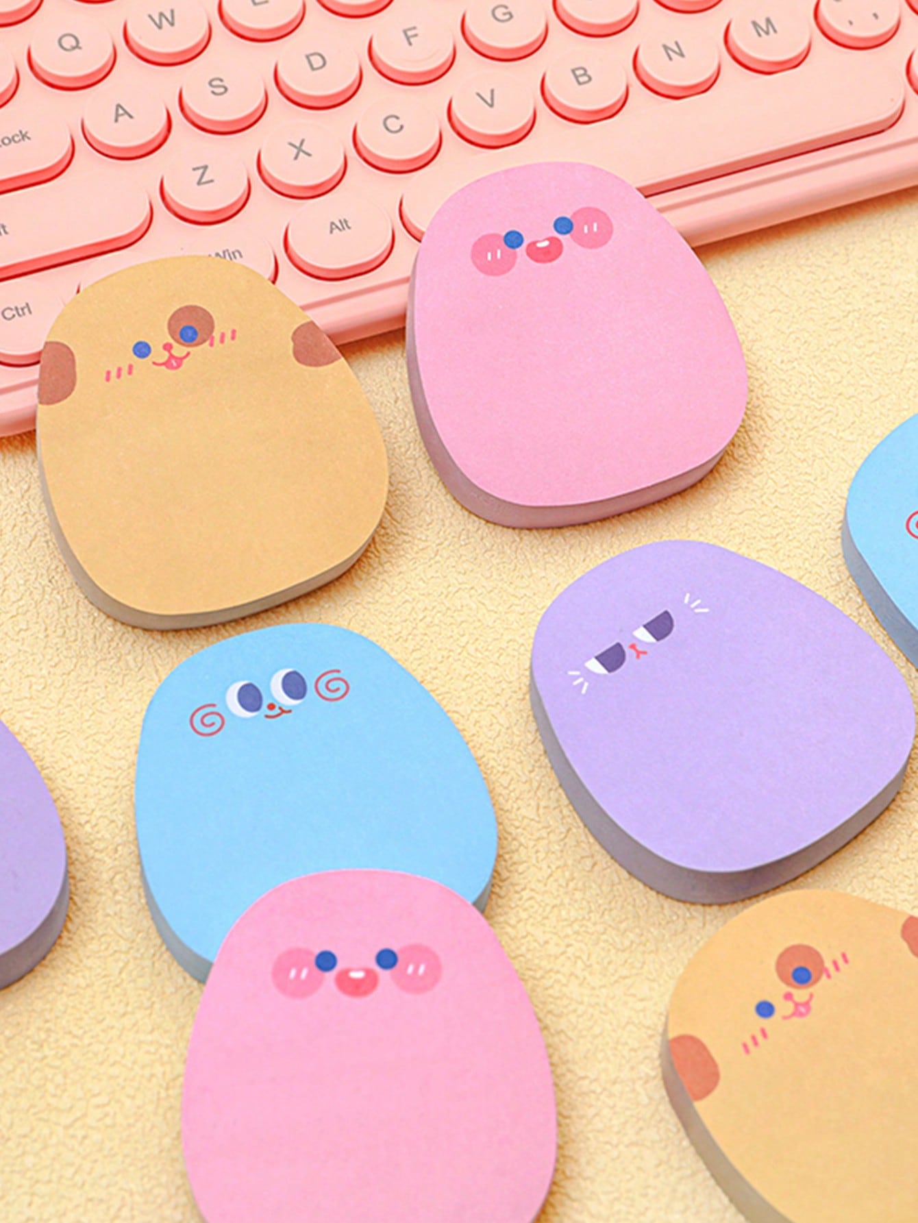 4pcs Cartoon Graphic Sticky Note, Cute Multi-purpose Easy To Post ...