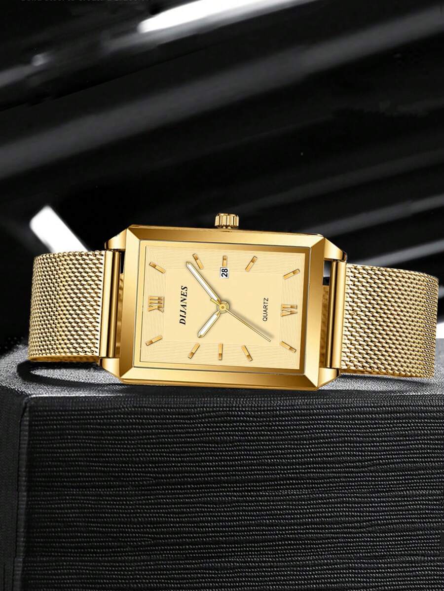 DIJANES Homens 1 peça Relógio de quartzo Minimalista | SHEIN Brasil