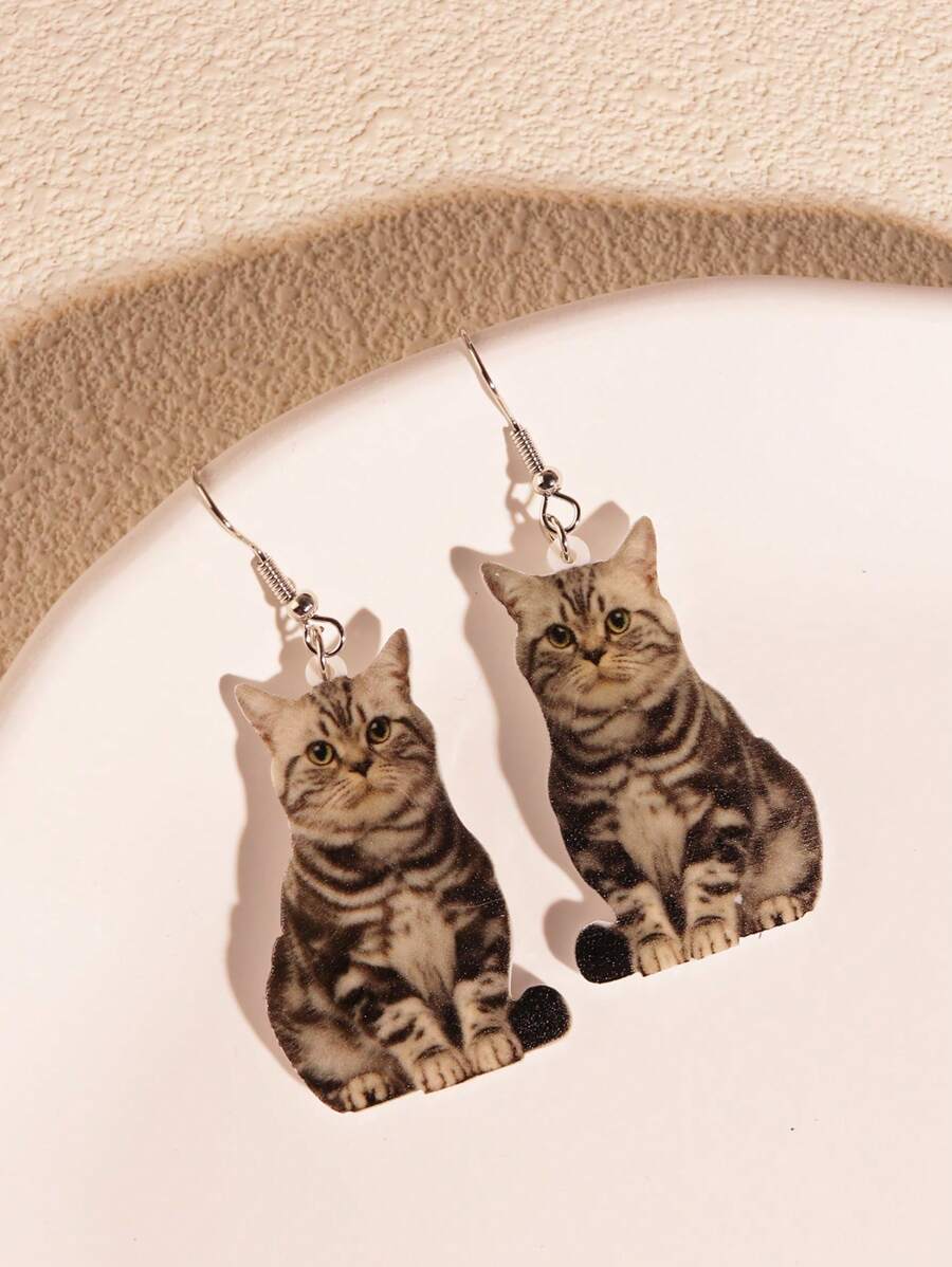 Cat Drop Earrings | SHEIN USA