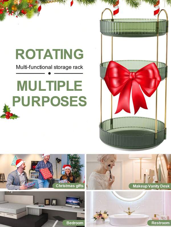 1pc 3 Layers Bathroom Storage Rack | SHEIN UK