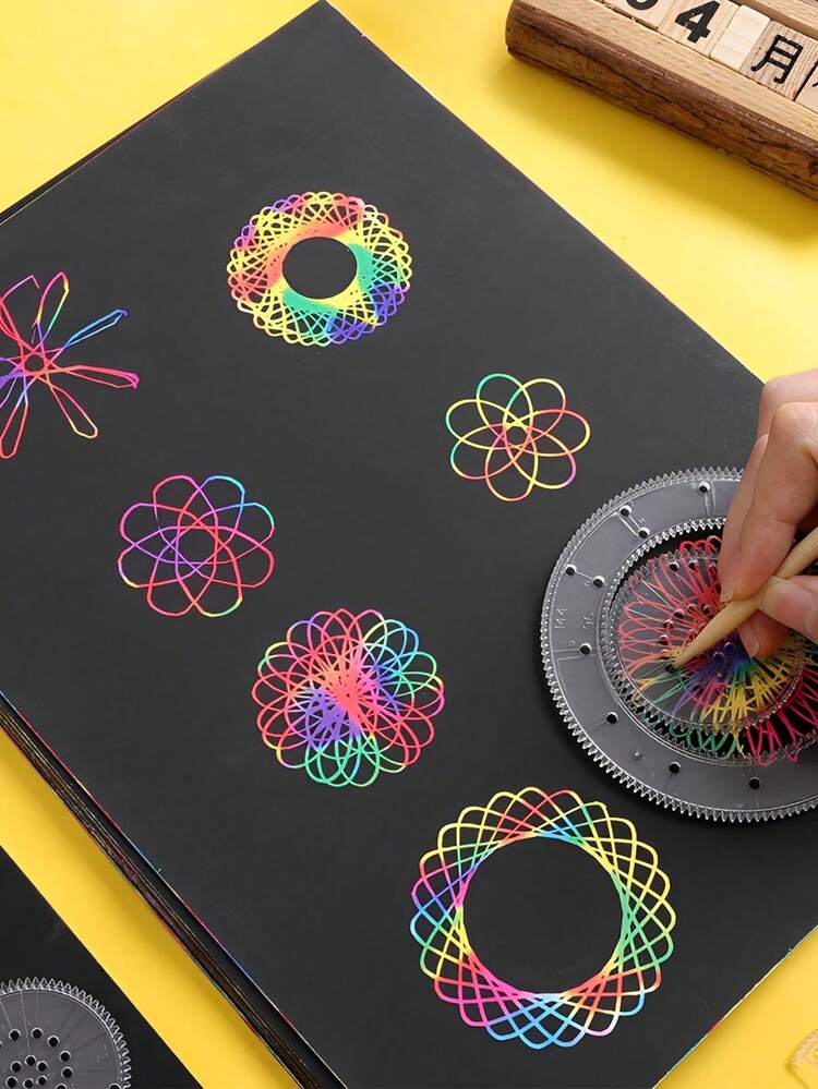 10pcs Solid Color Scratch Paper, Creative Easy To Draw DIY Scratch ...