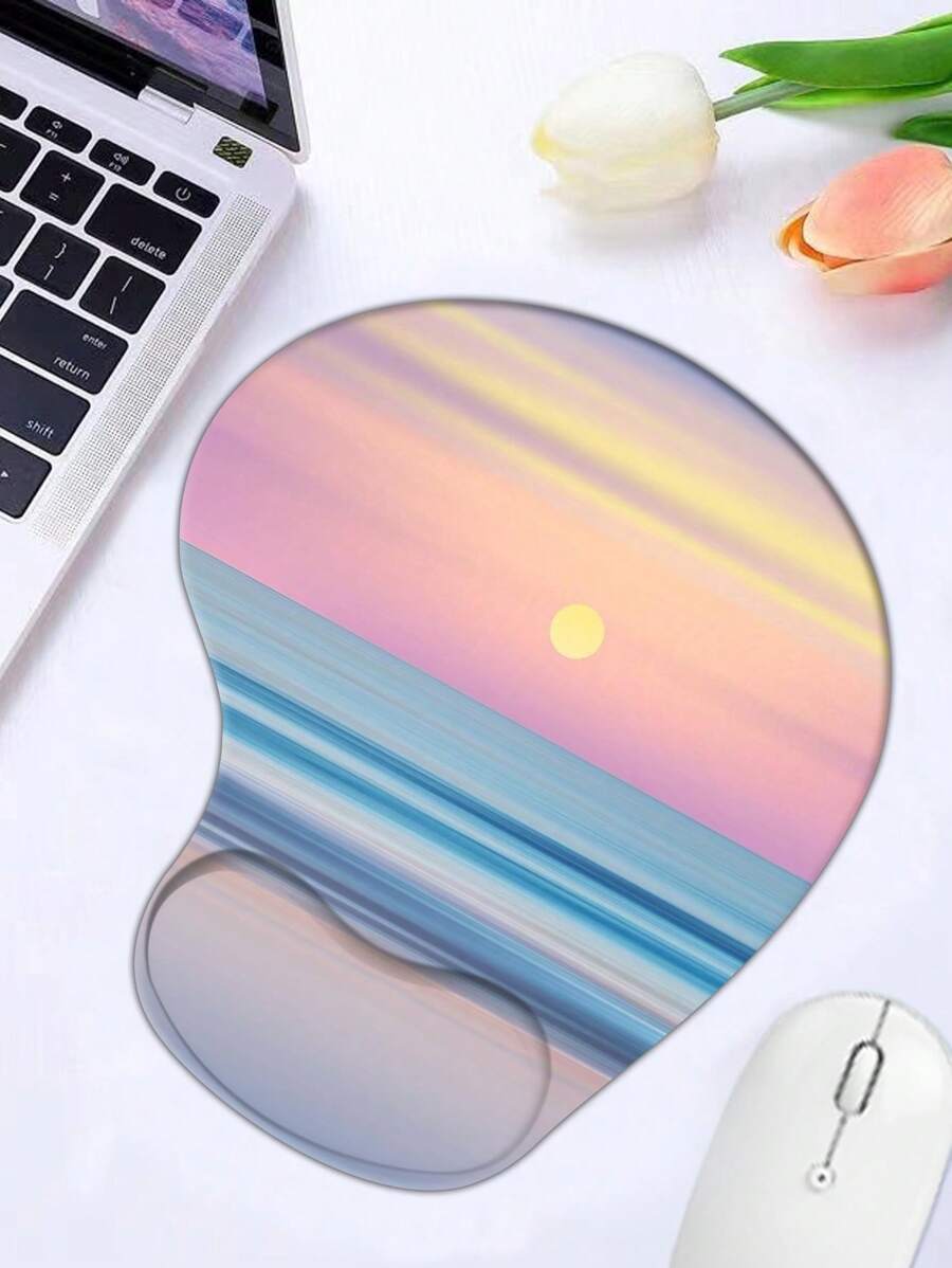 1pc Sunset pattern Silicone Mouse Pad | SHEIN USA