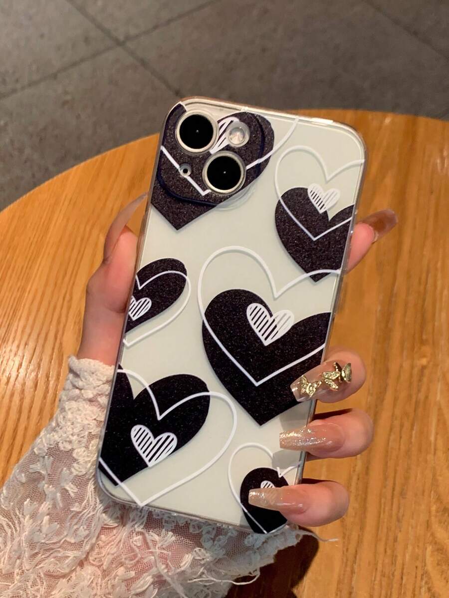 Heart Pattern Phone Case | SHEIN USA