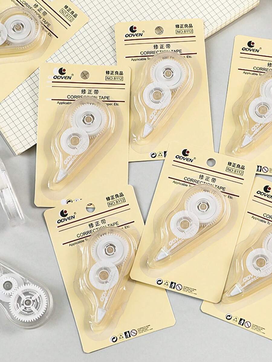1pc Clear Correction Tape, Simple Portable Whiteout Correction Tape For ...