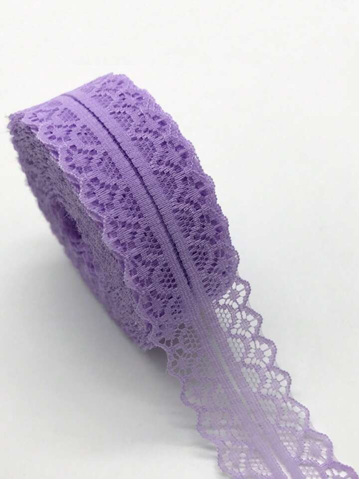 Lace Trim Wired Ribbon By The Roll X 10 Yards