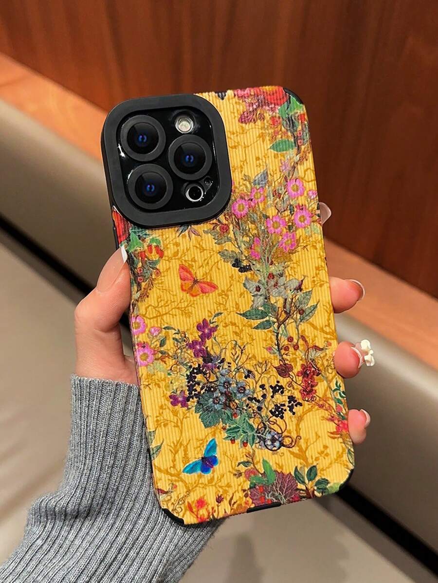 Flower Pattern Phone Case | SHEIN USA