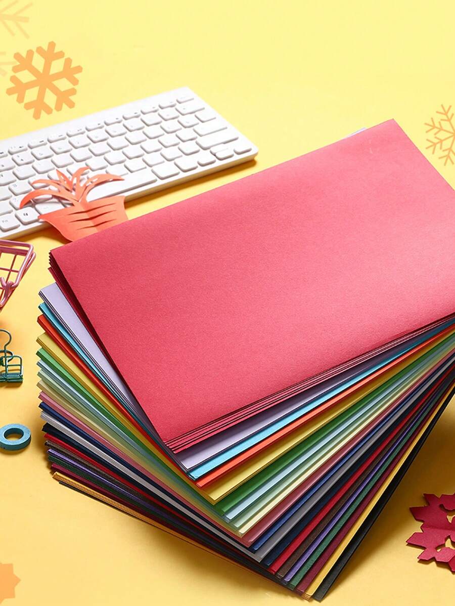 10sheets Random Color Cardstock Paper | SHEIN USA