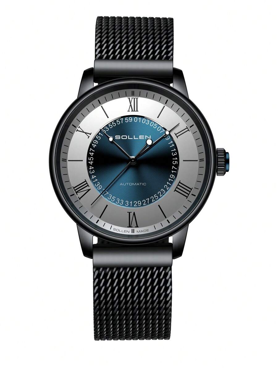 SOLLEN Luxury Classic Automatic Men's Watch, Waterproof, Luminous ...