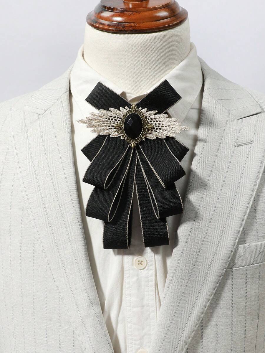 Men Oval Decor Bow Tie Stylish Design Elegant Bow Tie For Decoration ...