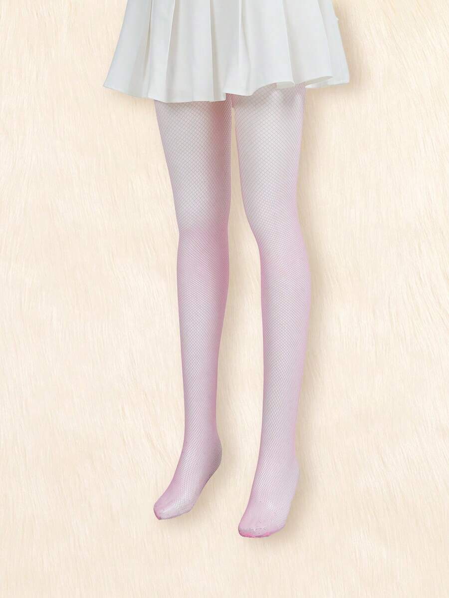 ROMWE Kawaii 3pairs Solid Fishnet Mesh Tights | SHEIN USA