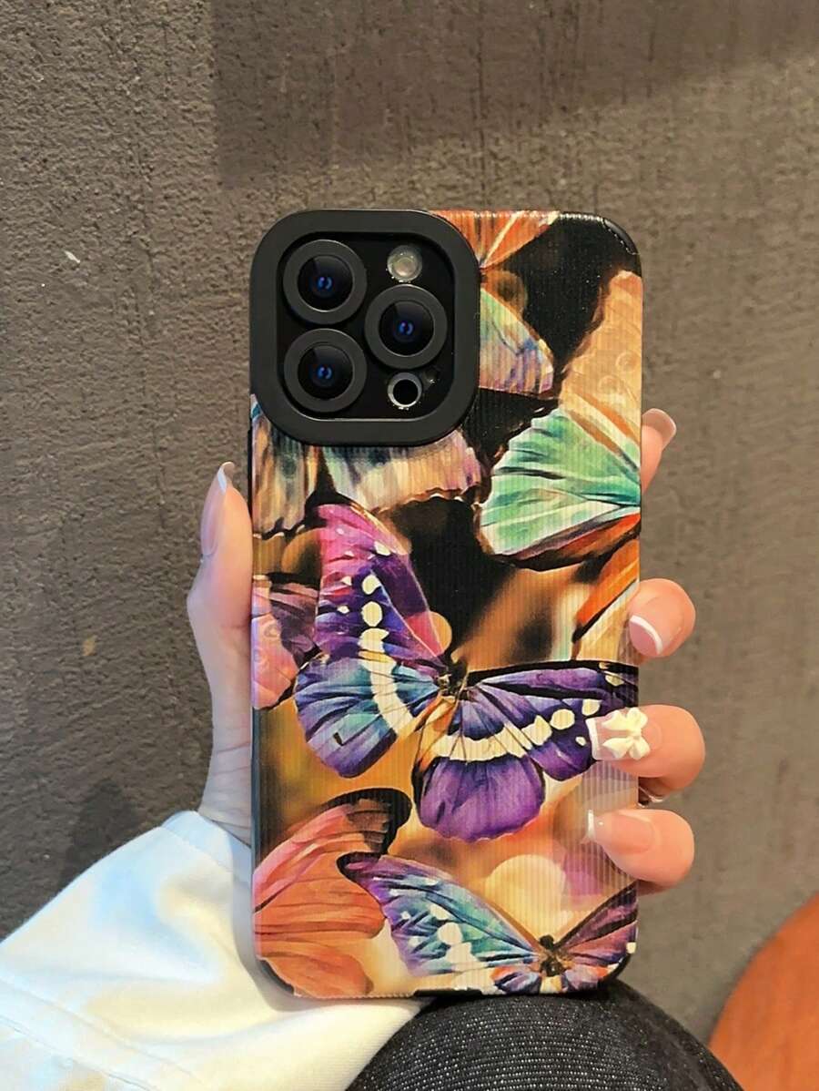 Butterfly Pattern Phone Case | SHEIN USA