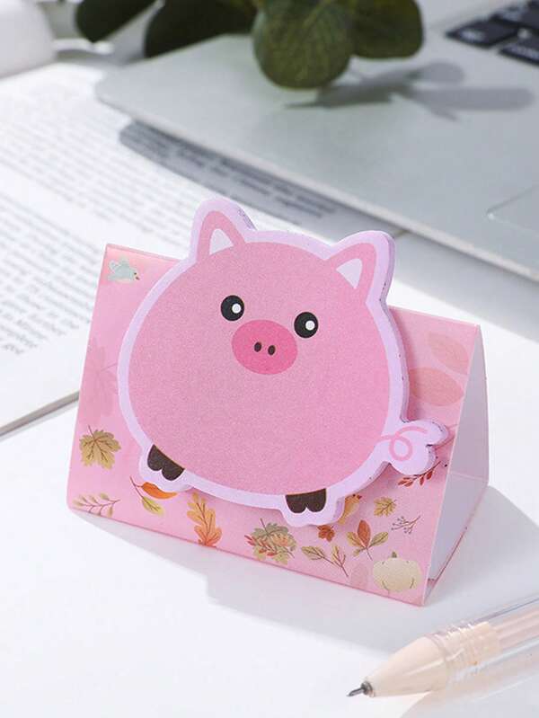 1pc Cartoon Pig Pattern Sticky Note, Cute Multi-purpose Easy To Post ...